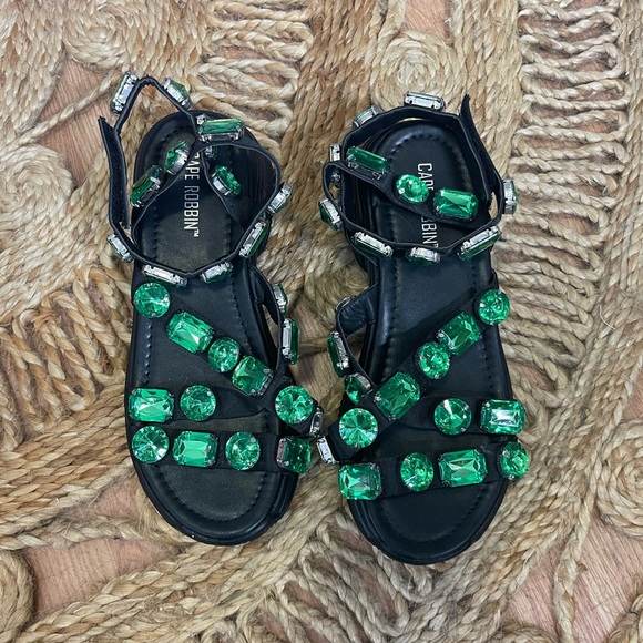 Cape Robbin | Shoes | Black And Green Cape Robbin Shoes | Poshmark